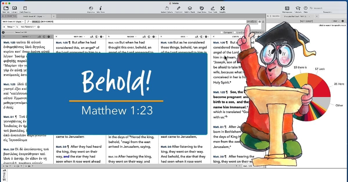 Whatever Happened to “Behold”? by Dr. Bill Mounce | Daily Dose of Greek