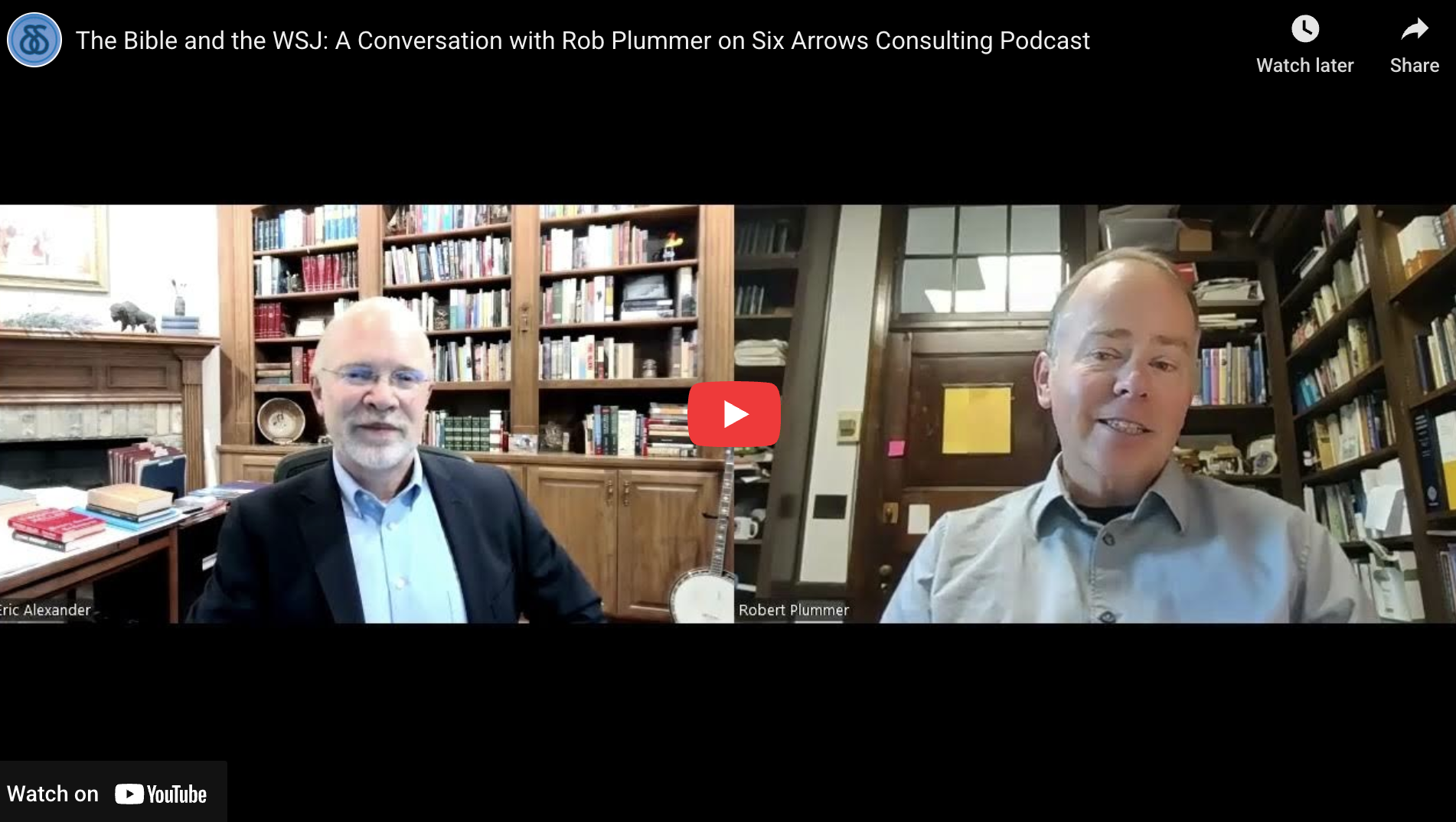 The Bible and the WSJ: A Conversation with Rob Plummer on Six Arrows ...