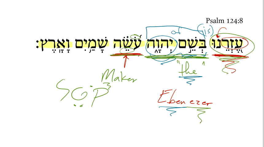 Psalm 124:8 | Daily Dose of Hebrew
