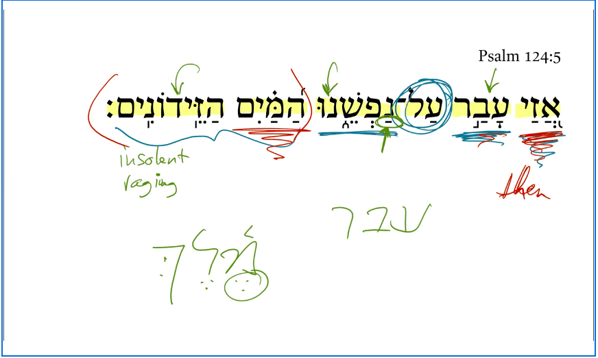Psalm 124:5 | Daily Dose of Hebrew