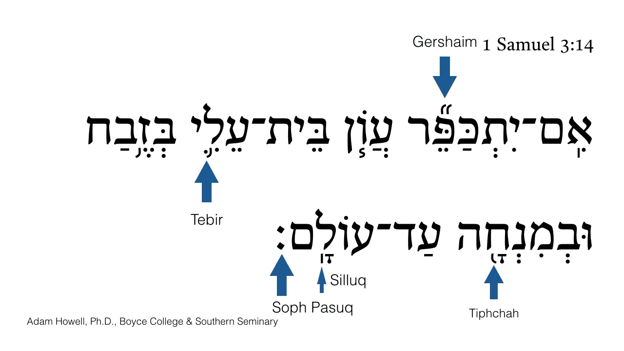 1 Samuel 3:14 Part 2 Accents | Daily Dose of Hebrew
