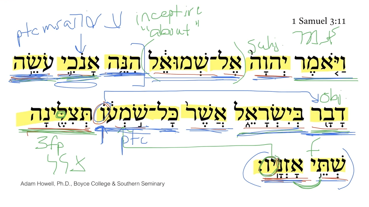 1 Samuel 3:11 Part 1 Translation | Daily Dose of Hebrew