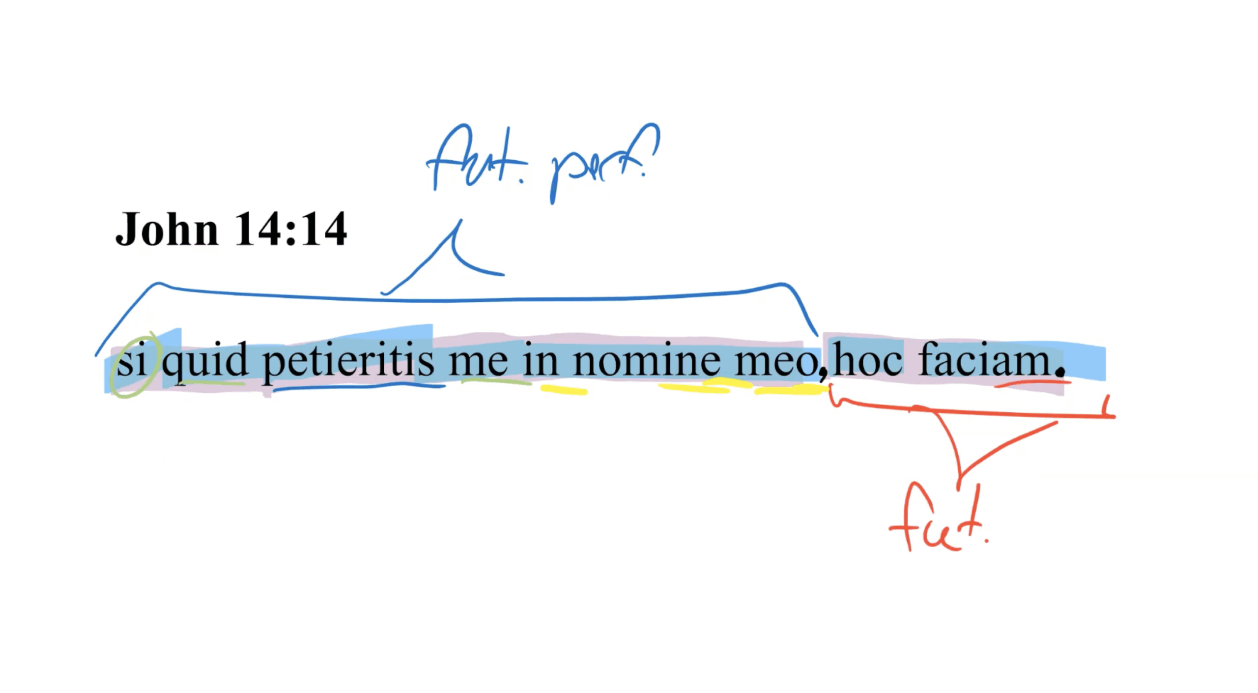 John 14:14 Latin Vulgate | Daily Dose of Latin